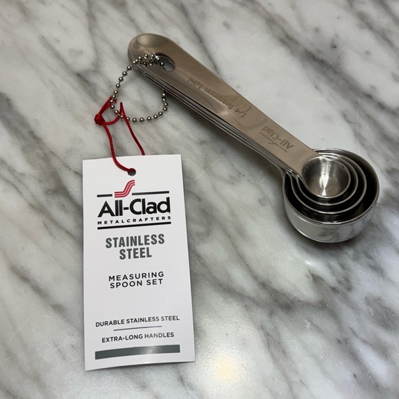 All-Clad | Kitchen | All Clad Stainless Steel Measuring Spoons 4 Piece ...